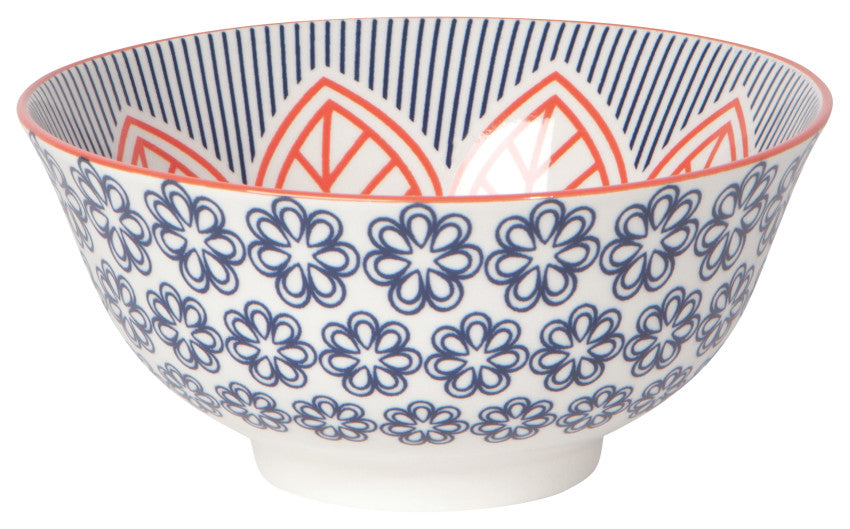 Now Designs 6" Stamped Bowl - Red Floral – The Happy Cook